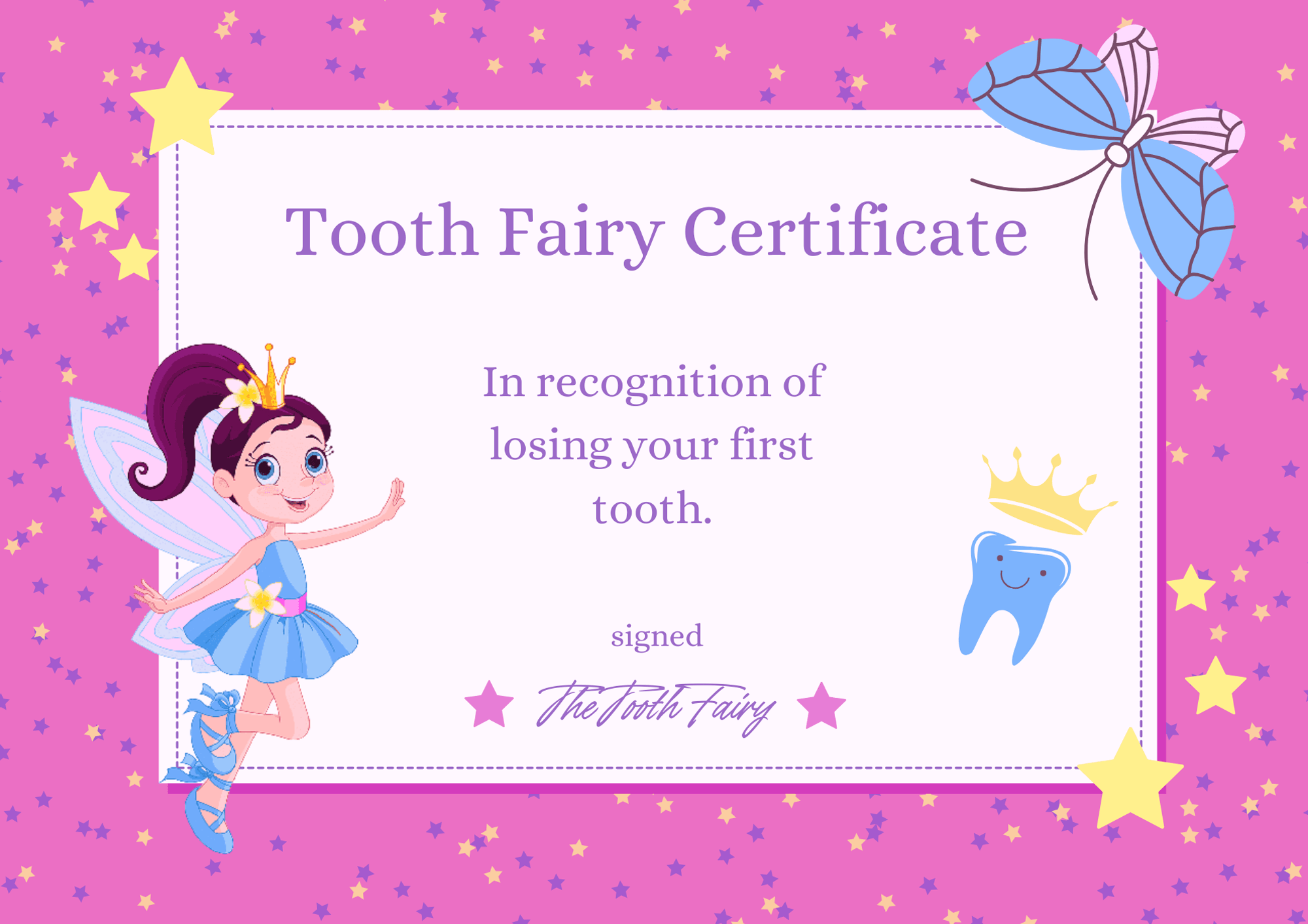 Free Tooth Fairy Printables for Parents & Teachers - Moms Austin Free Tooth Fairy Printables for Parents & Teachers - Moms Austin